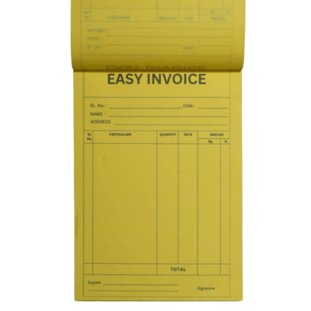 Easy Invoice – Bill Book | Premium Quality, Stylish & Durable - INKAA